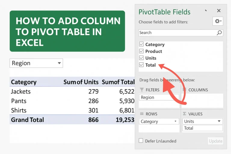 How to Change Pivot Table in Excel Easily in 2025